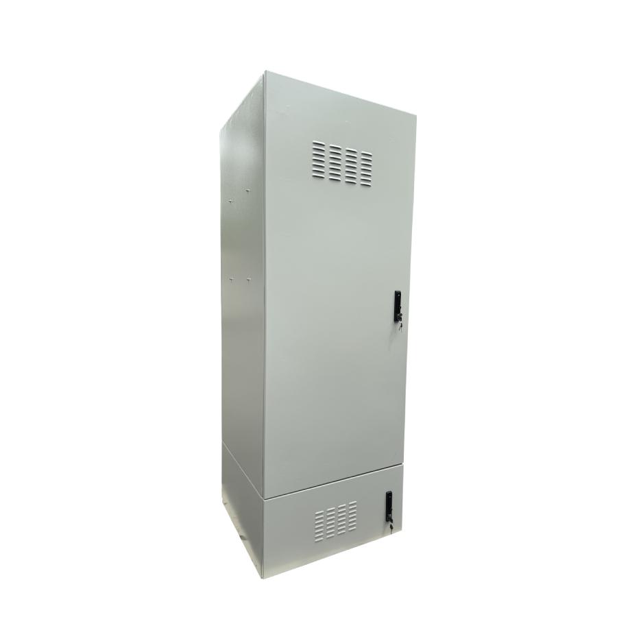 LightSaber Optics 36RU 30" Wide x 30" Deep Outdoor Cabinet with Battery ...