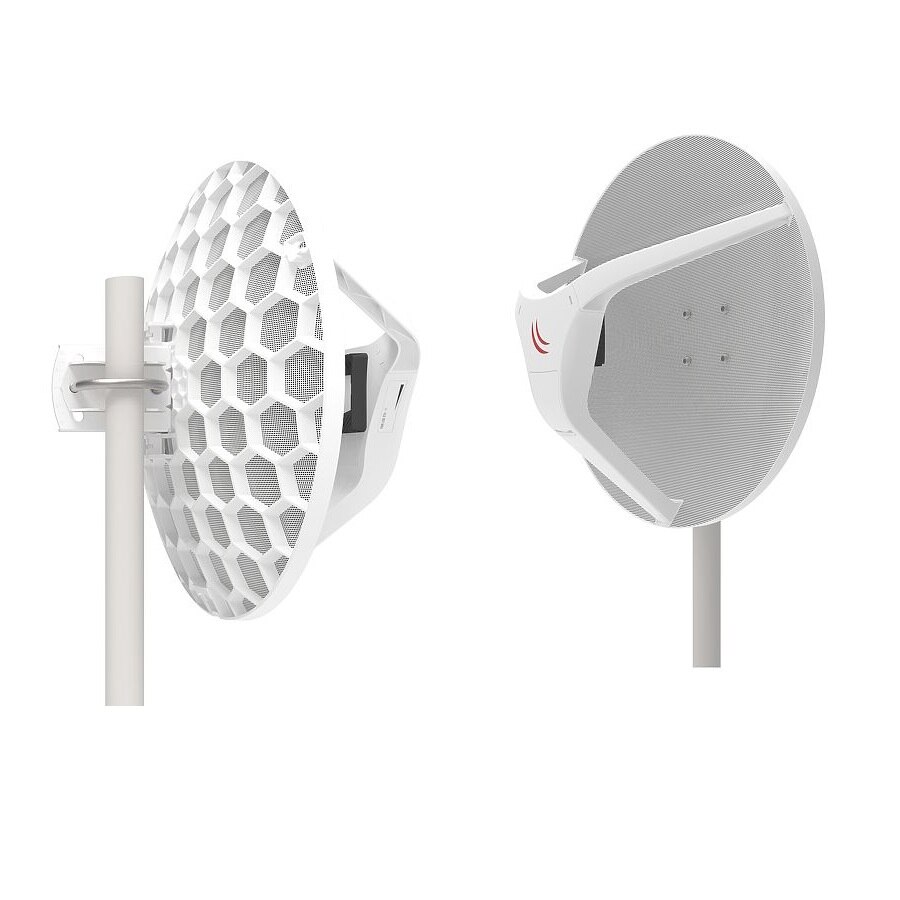 MikroTik RBLHGG-60AD kitr2 Wireless Wire Dish 60Ghz 802.3af/at PtP 2Gb ...