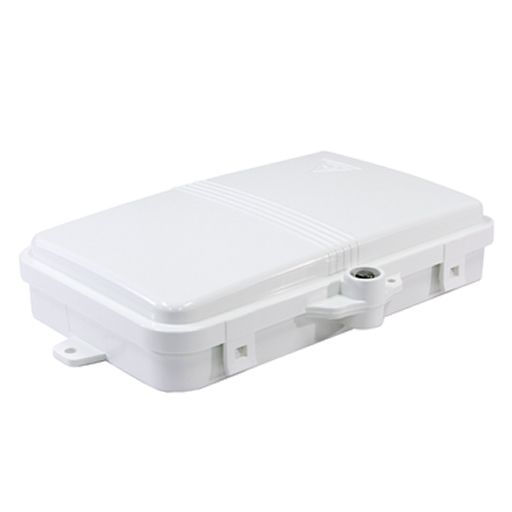 Primus Cable Fiber Termination Box, Wall Mount, Plastic, 4 Splices, Outdoor, IP-66 Rated White