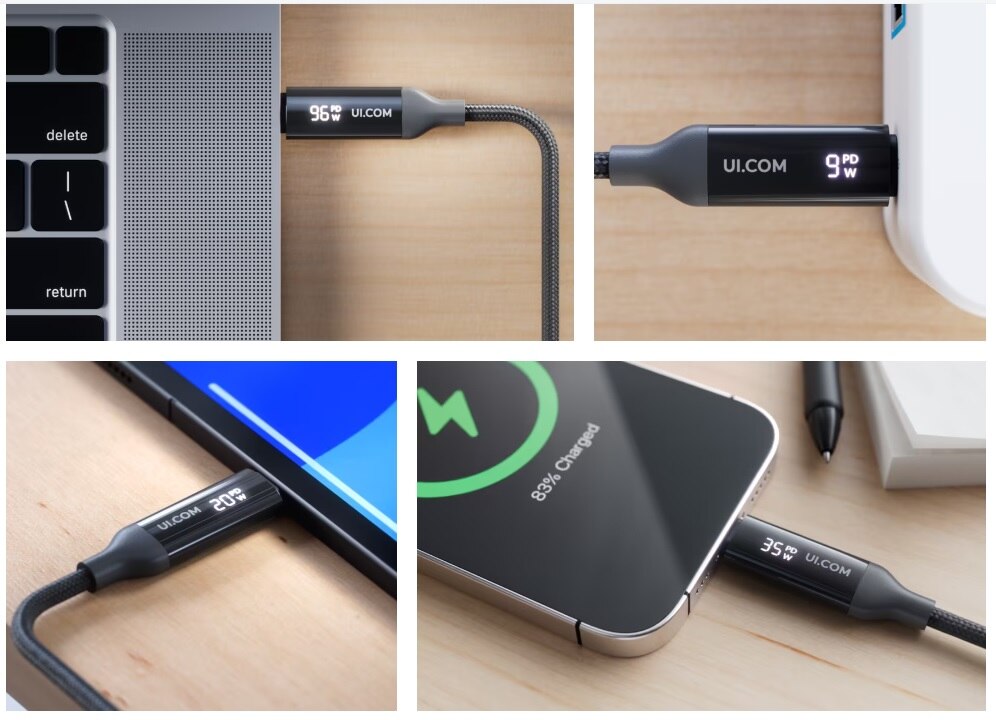 Ubiquiti UniFi USB-C Cable with Charge Display